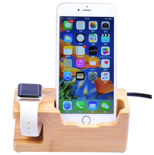 Bamboo Mobile Phone and Watch Stand | ABC Ideal Partners Sdn Bhd