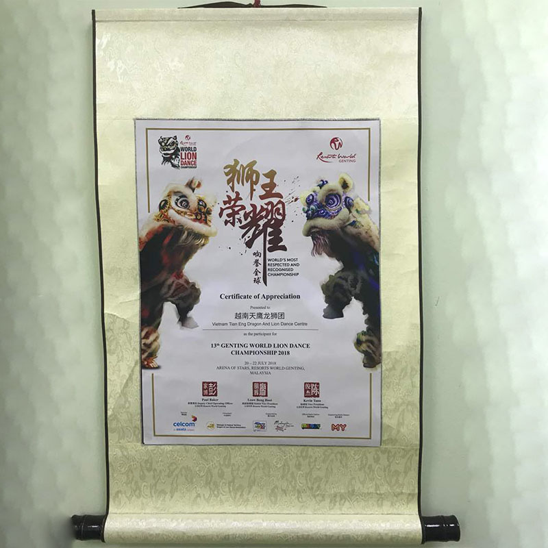 Custom Made Chinese Scrolls - ABC Ideal Partners Sdn Bhd