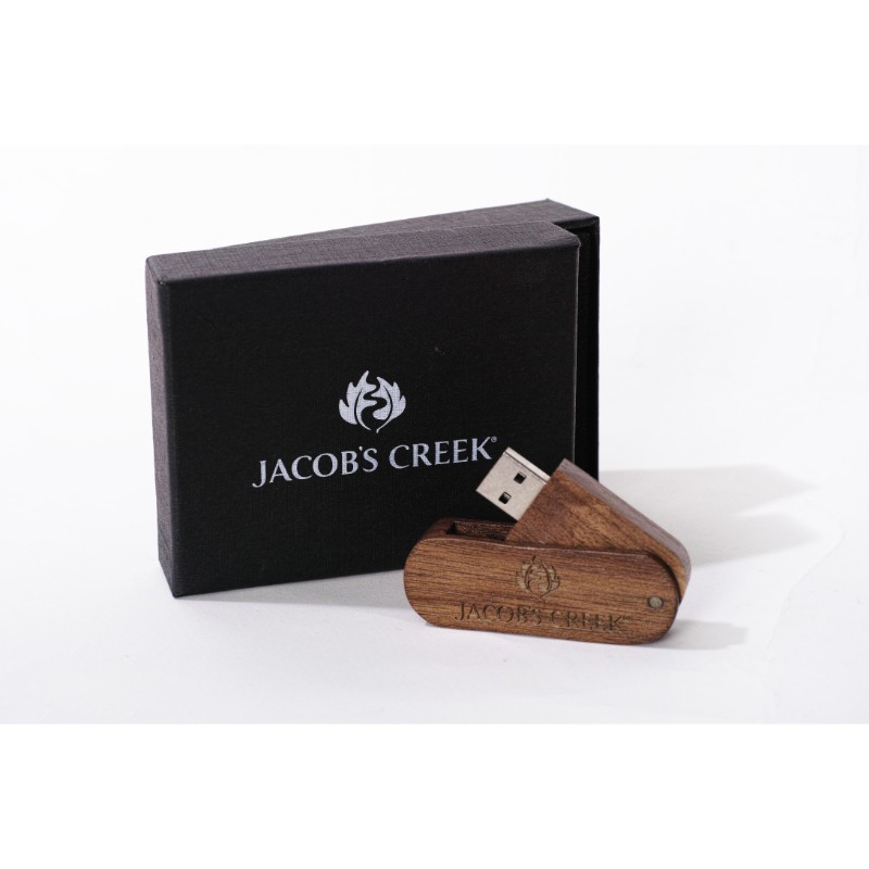 Custom Made Swivel ECO Wood USB Flash Drive | ABC Ideal Partners Sdn Bhd