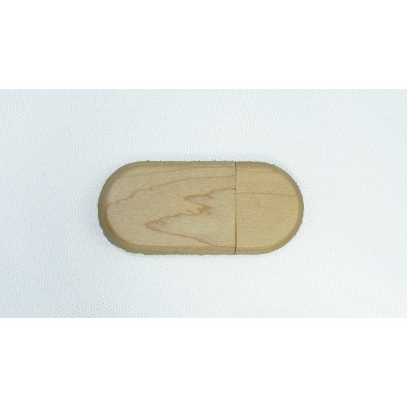 Rounded Edge Rectangular Wood USB Flash Drive | ABC Ideal Partners Sdn Bhd