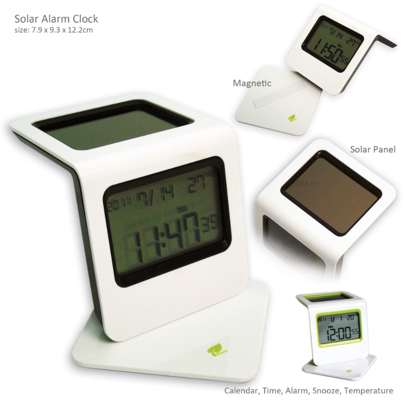 Solar Power Alarm Clock | ABC Ideal Partners Sdn Bhd