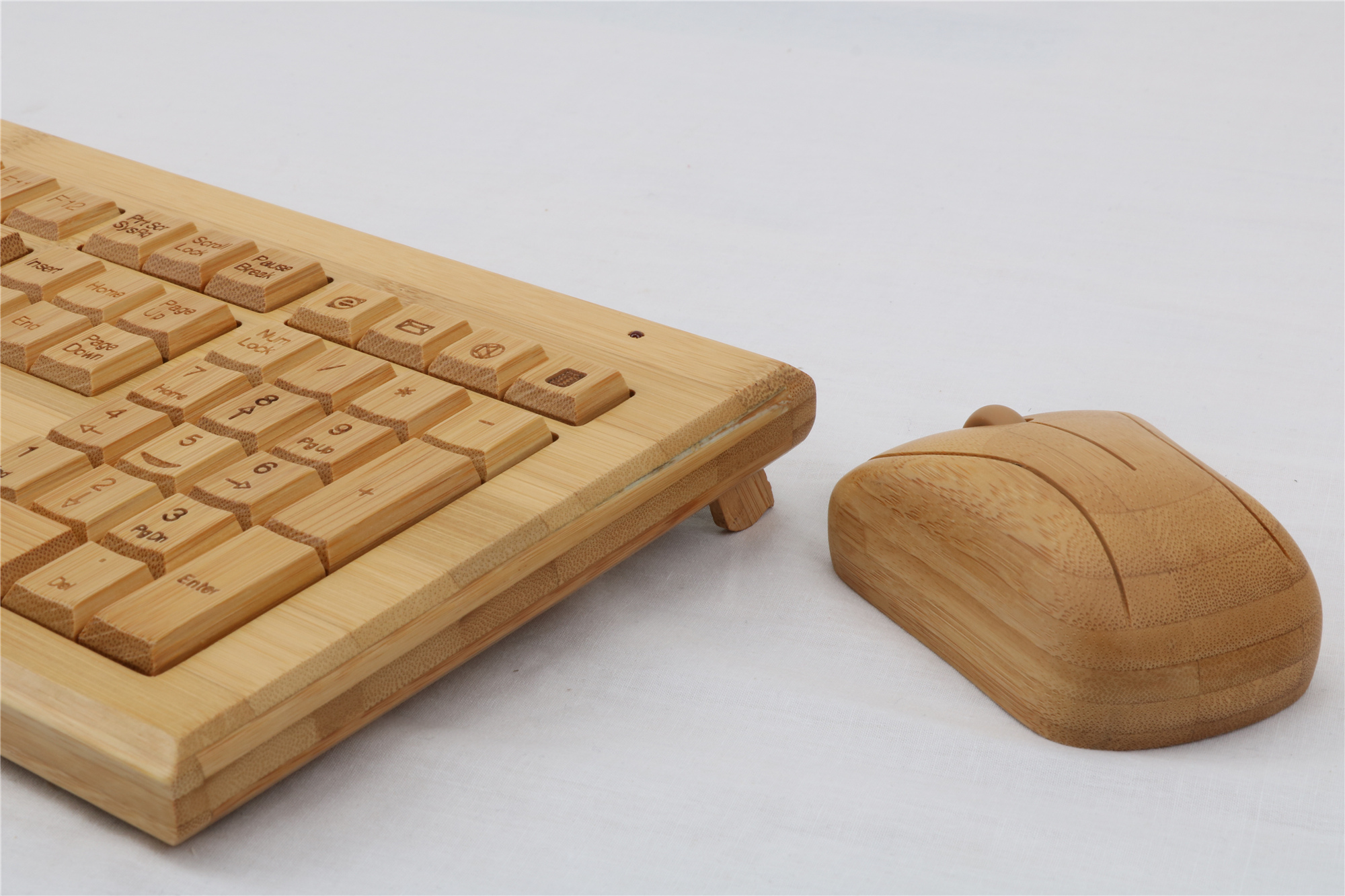 Wireless Bamboo Keyboard Set | ABC Ideal Partners Sdn Bhd