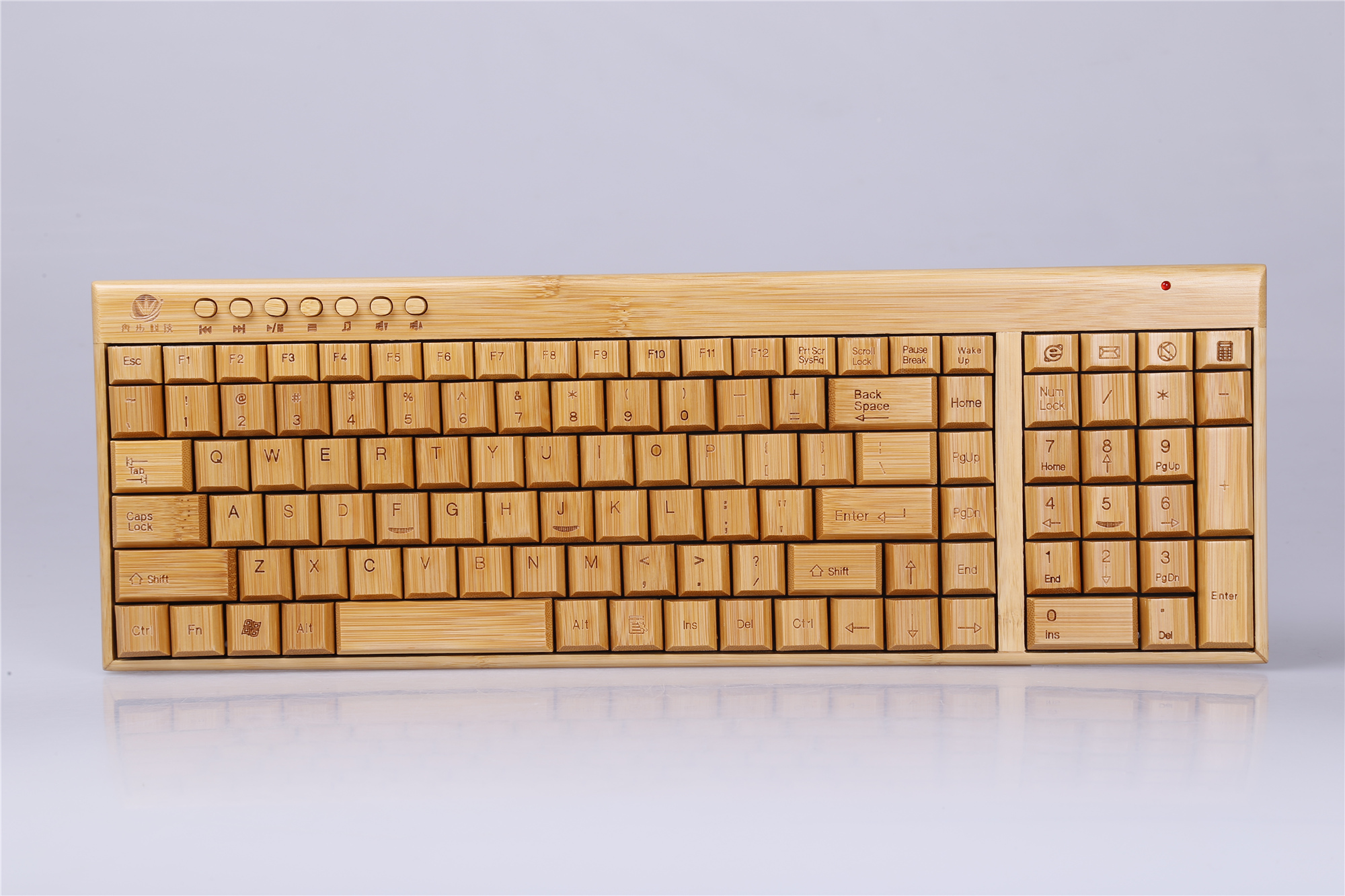 Wireless Bamboo Keyboard | ABC Ideal Partners Sdn Bhd
