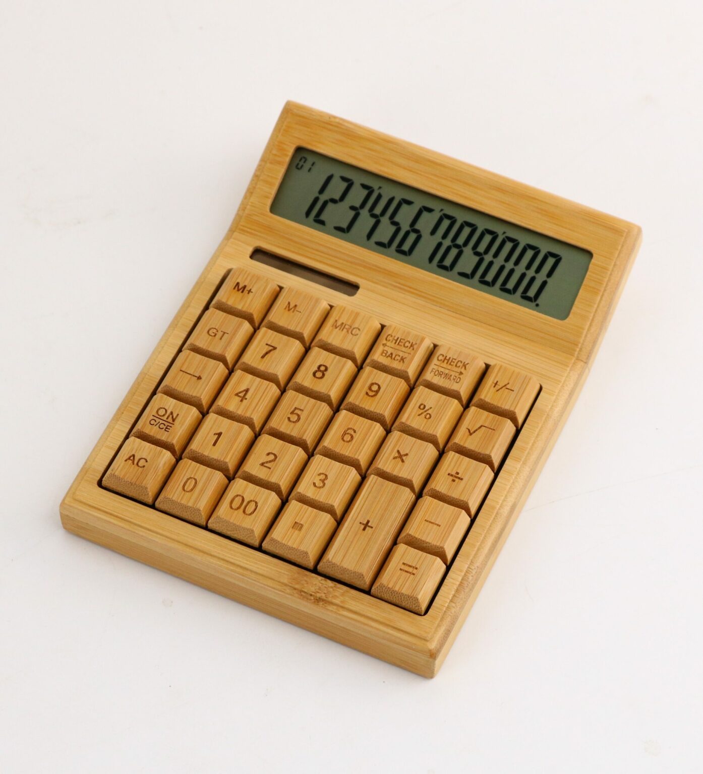 Solar Powered Bamboo Calculator | ABC Ideal Partners Sdn Bhd